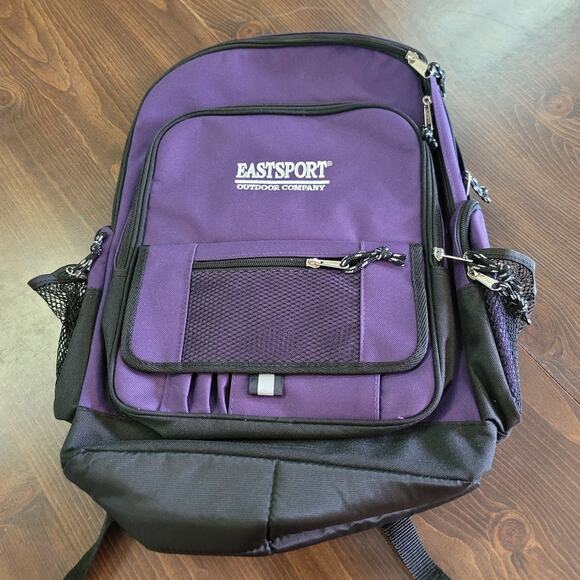 Eastsport | Bags | Eastsport Unisex Campus Tech Backpack Purple New ...